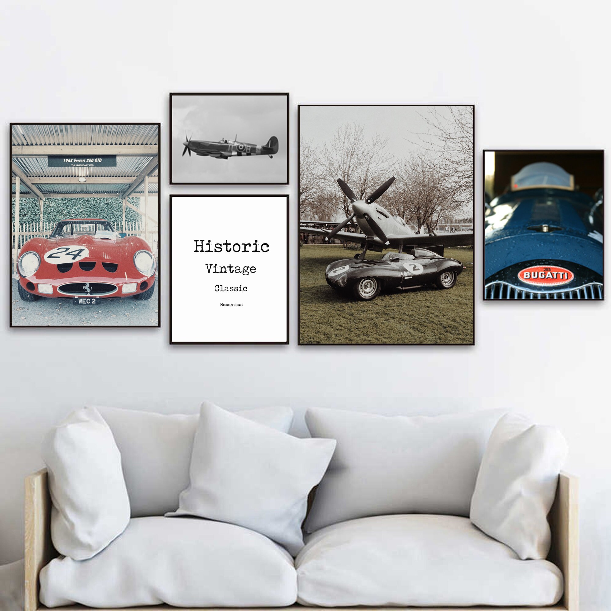 Historic, Vintage, Classic, Momentous... Word Art Print - Etsy