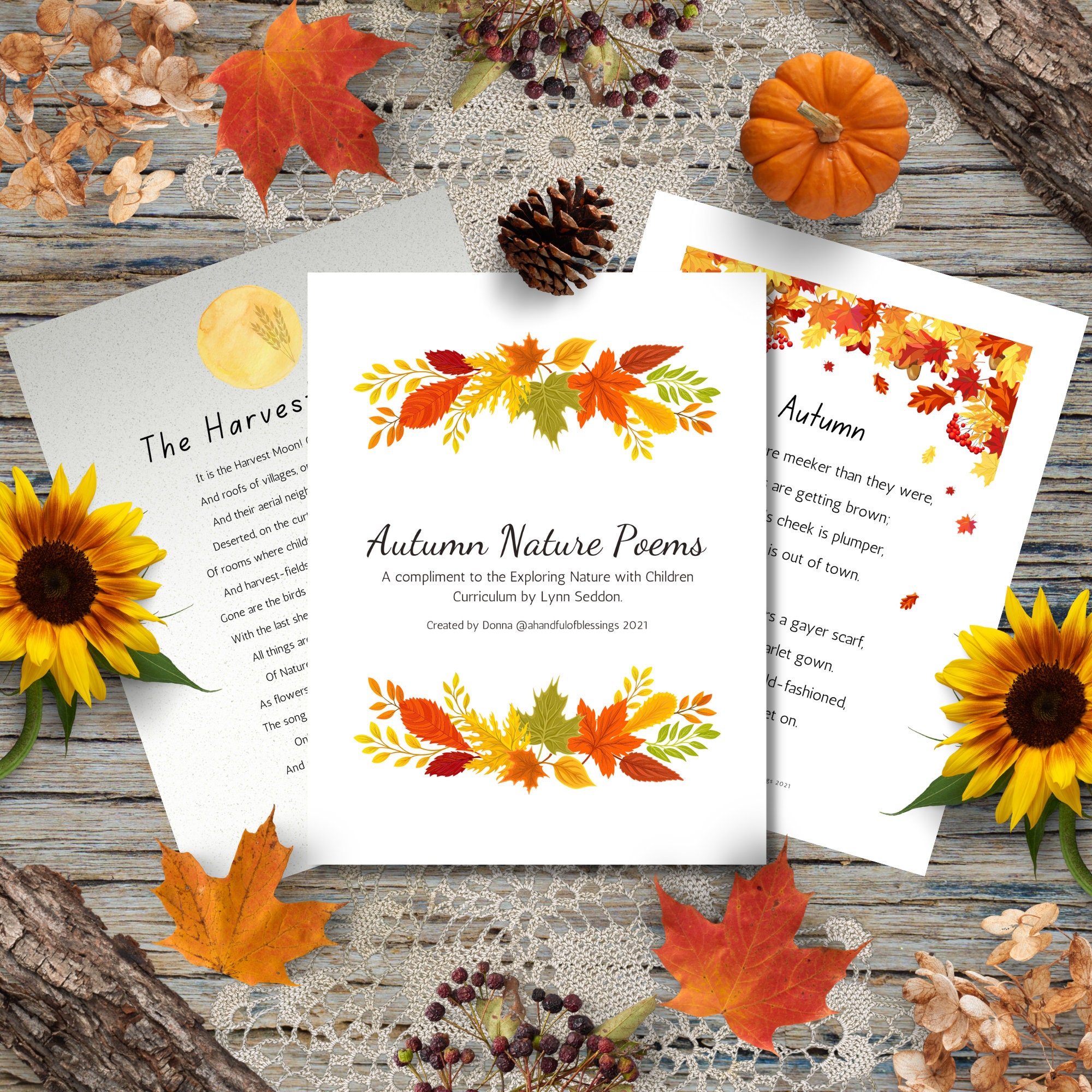 Seasonal Nature Poems, Printable Poems, Charlotte Mason, Homeschool ...