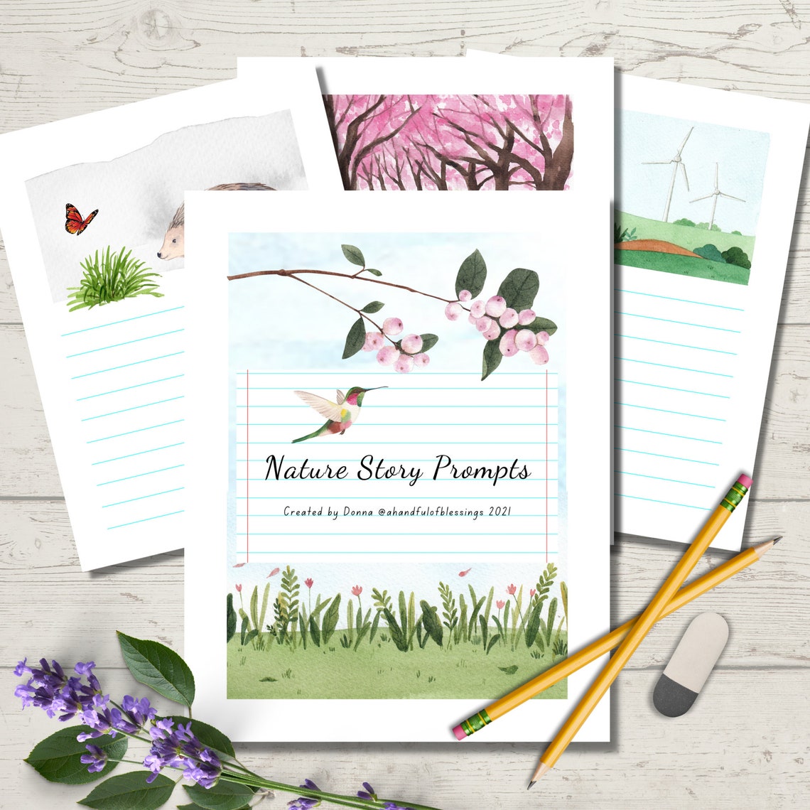 Nature Story Prompts, Creative Writing Journal, Story Starters ...