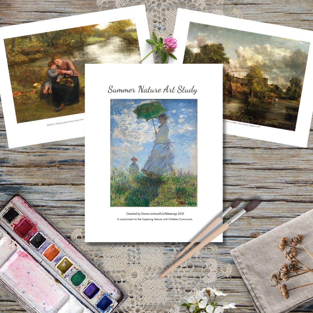 Summer Nature Art Study, Printable Art Pieces, Morning Basket, Poetry ...