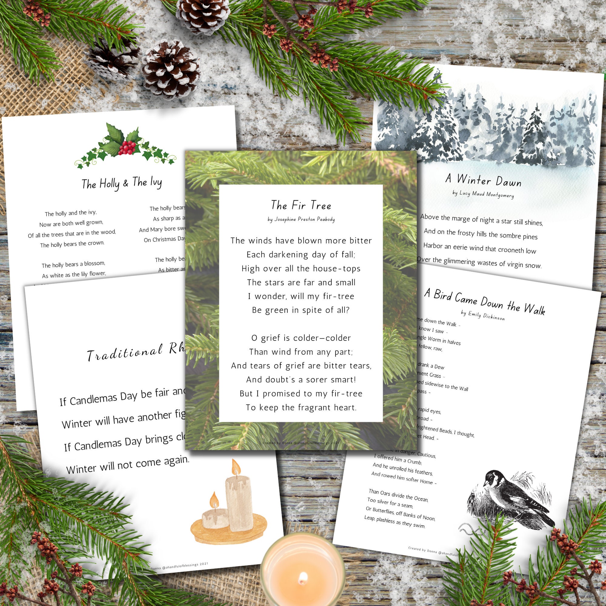 Seasonal Nature Poems, Printable Poems, Charlotte Mason, Homeschool ...