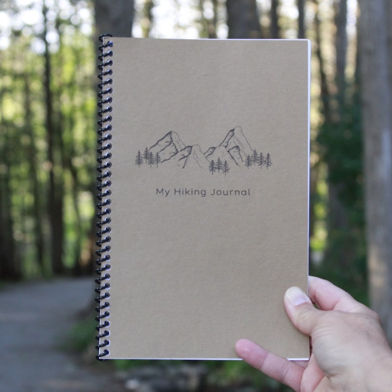 My Hiking Journal, CURSIVE, Trail Notebook, Printable Hiking Log ...