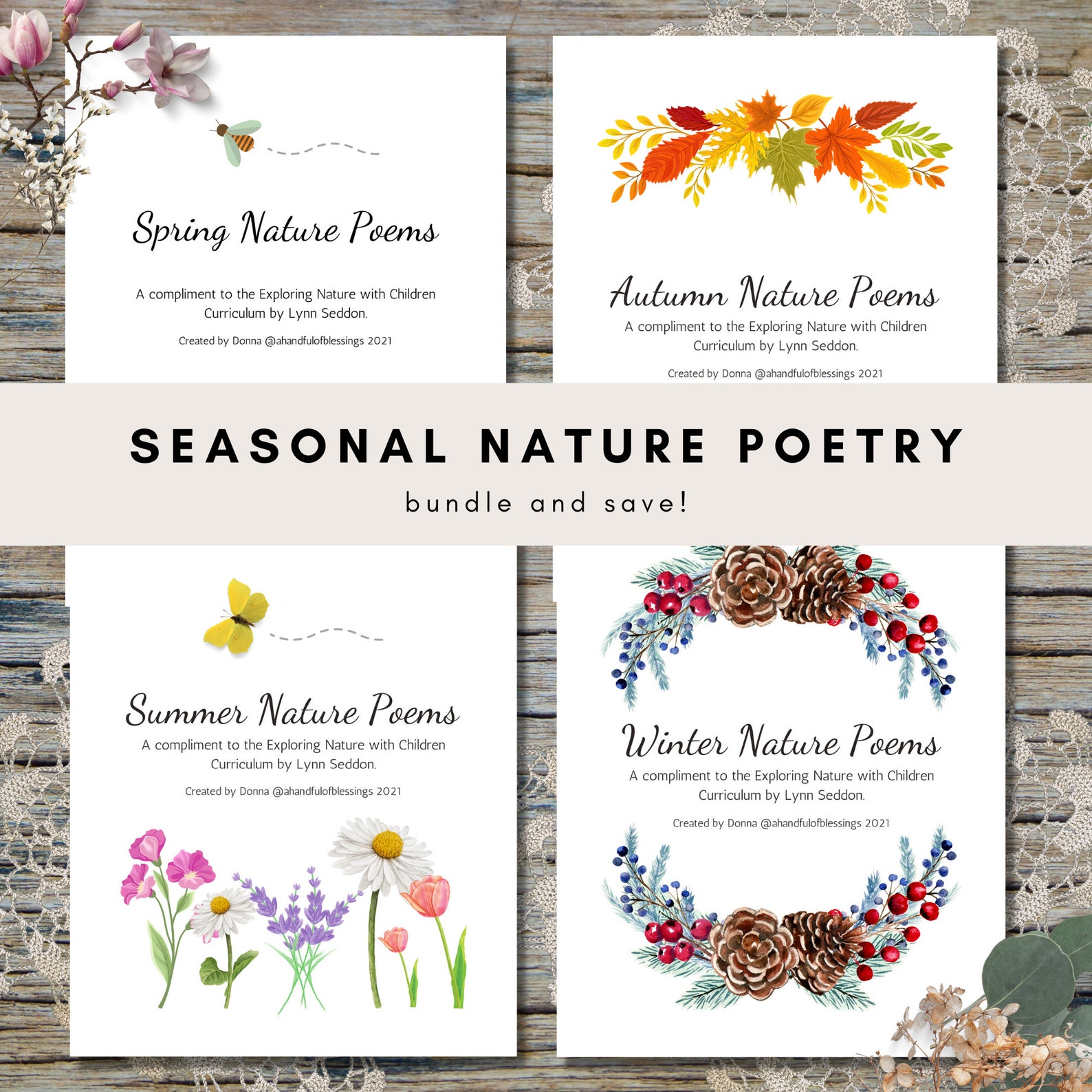 Seasonal Nature Poems, Printable Poems, Charlotte Mason, Homeschool ...