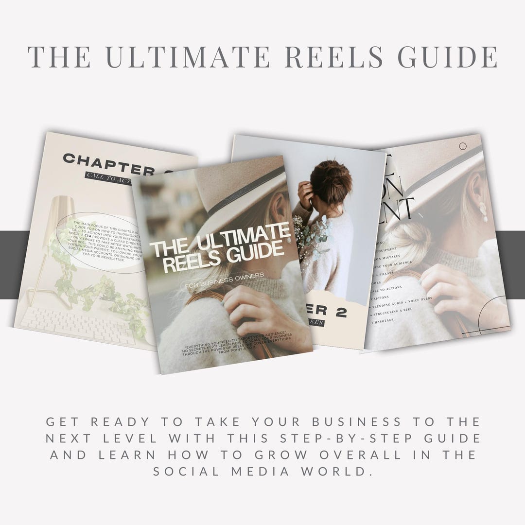 The Ultimate Reels Guide | Step-by-step Instagram Reels Ebook for Small ...
