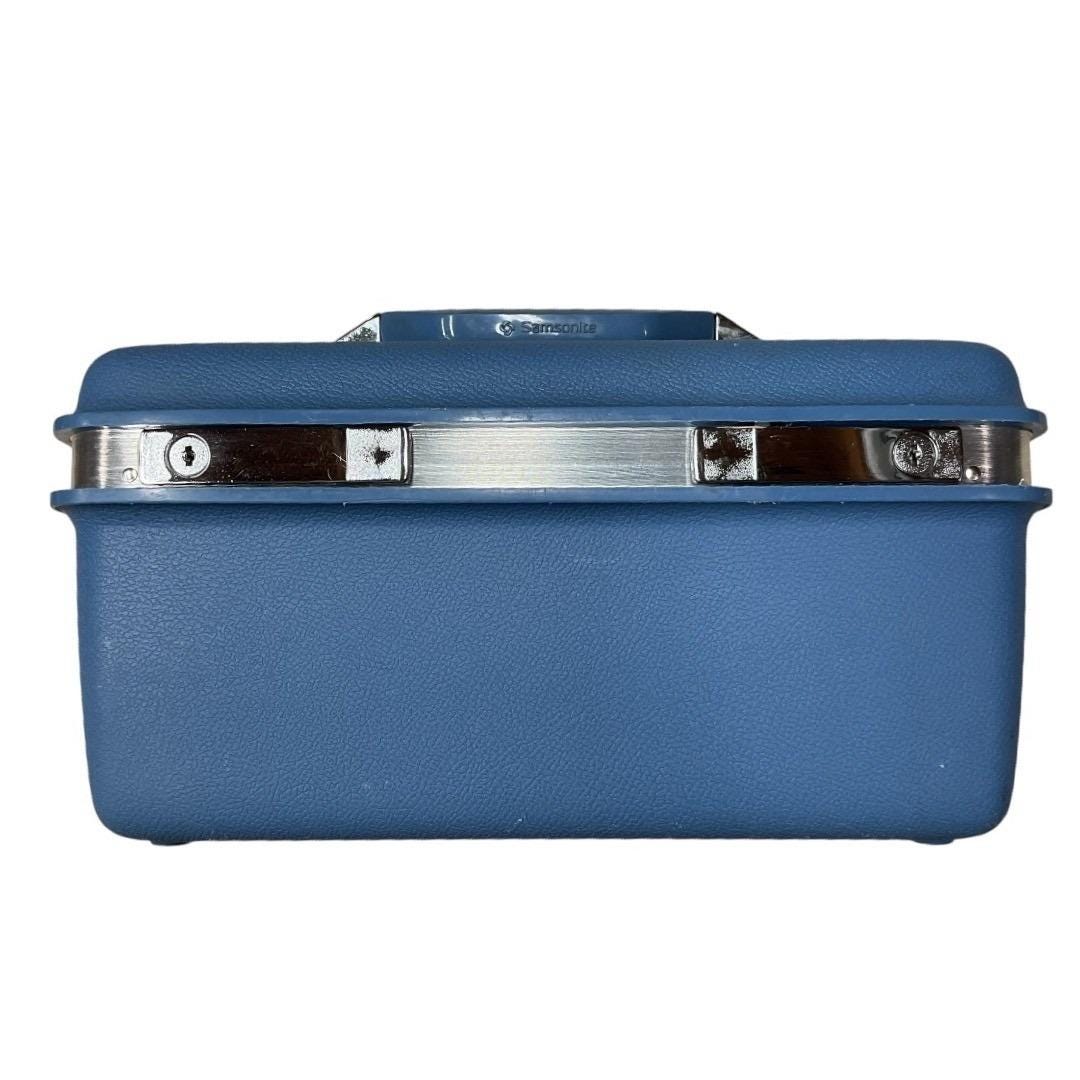 Samsonite Saturn II Hard Shell Train Case Makeup Carrier Stone Travel ...