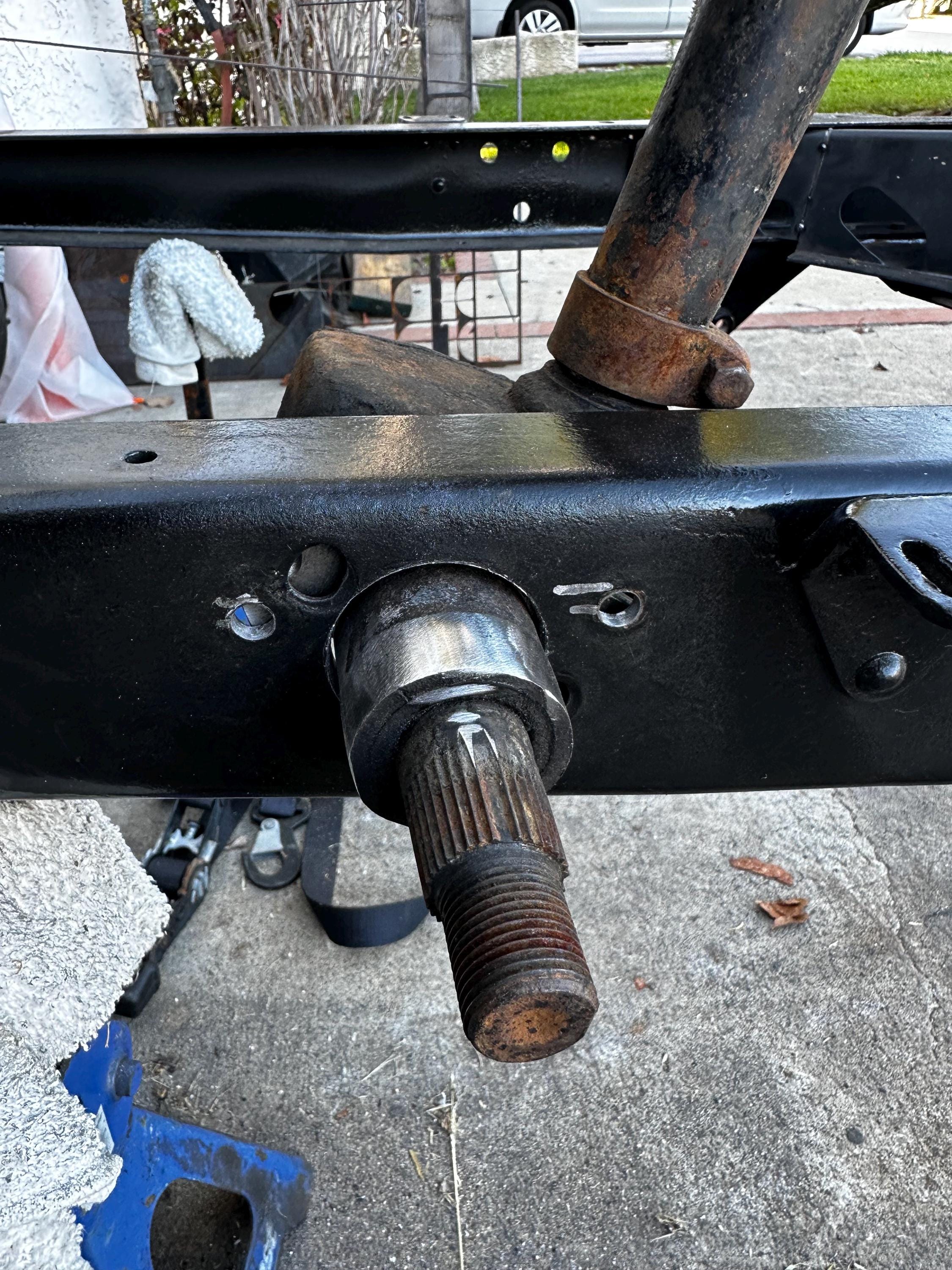 Ford Hot Rod F1 Steering Box Flange Mounting Setup Kit Model A AV8 ...