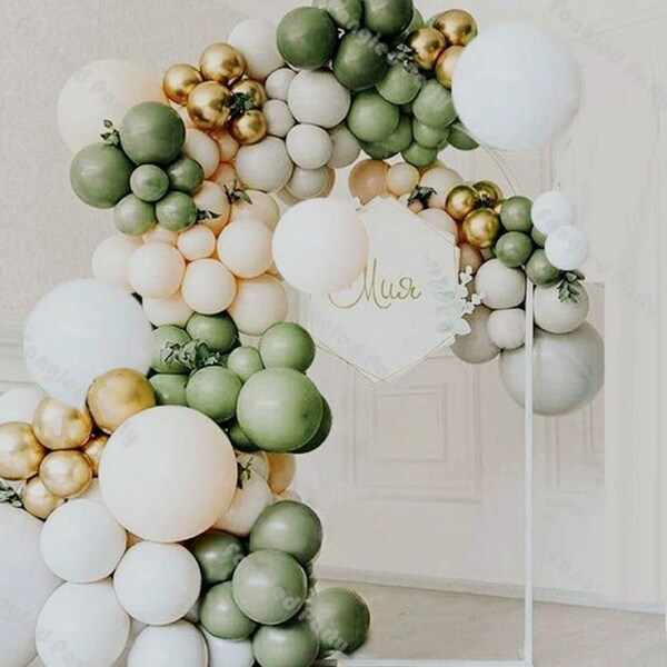 Pink and Green Balloon Arch - Etsy