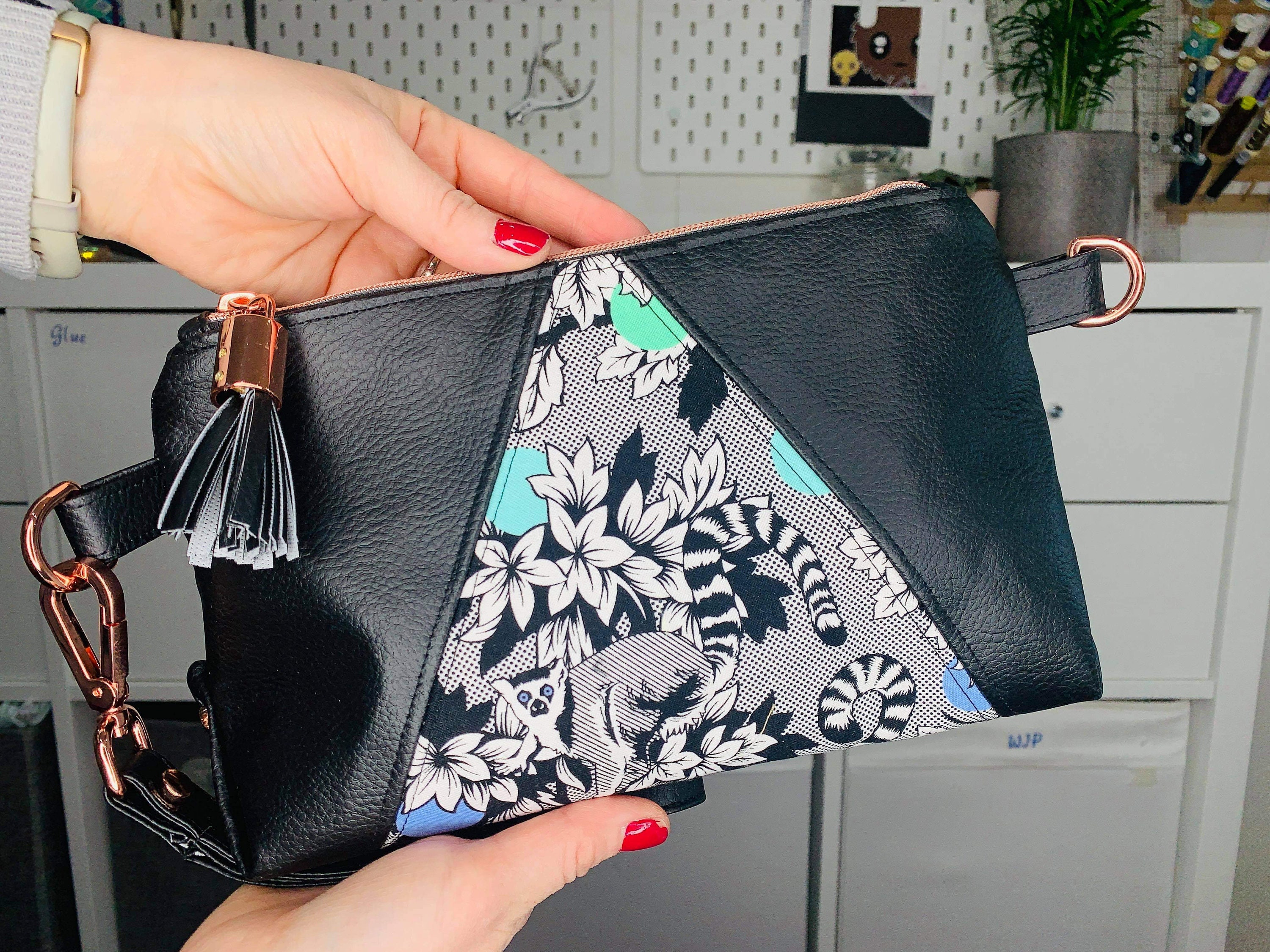 Wristlet Purse Crossbody Bag Sewing Pattern Pdf Pattern | Etsy