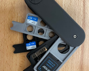 Micro Card Holder - Etsy