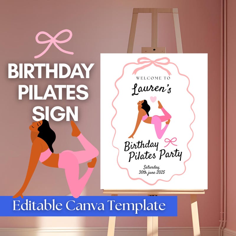 Pilates Posters - Etsy