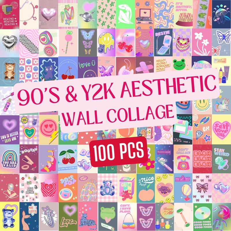 Y2k Collage Kit - Etsy