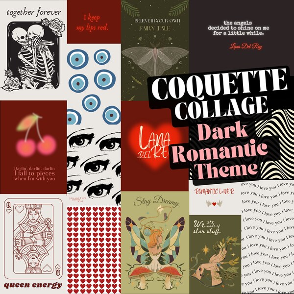 Dark Coquette Decor - Etsy