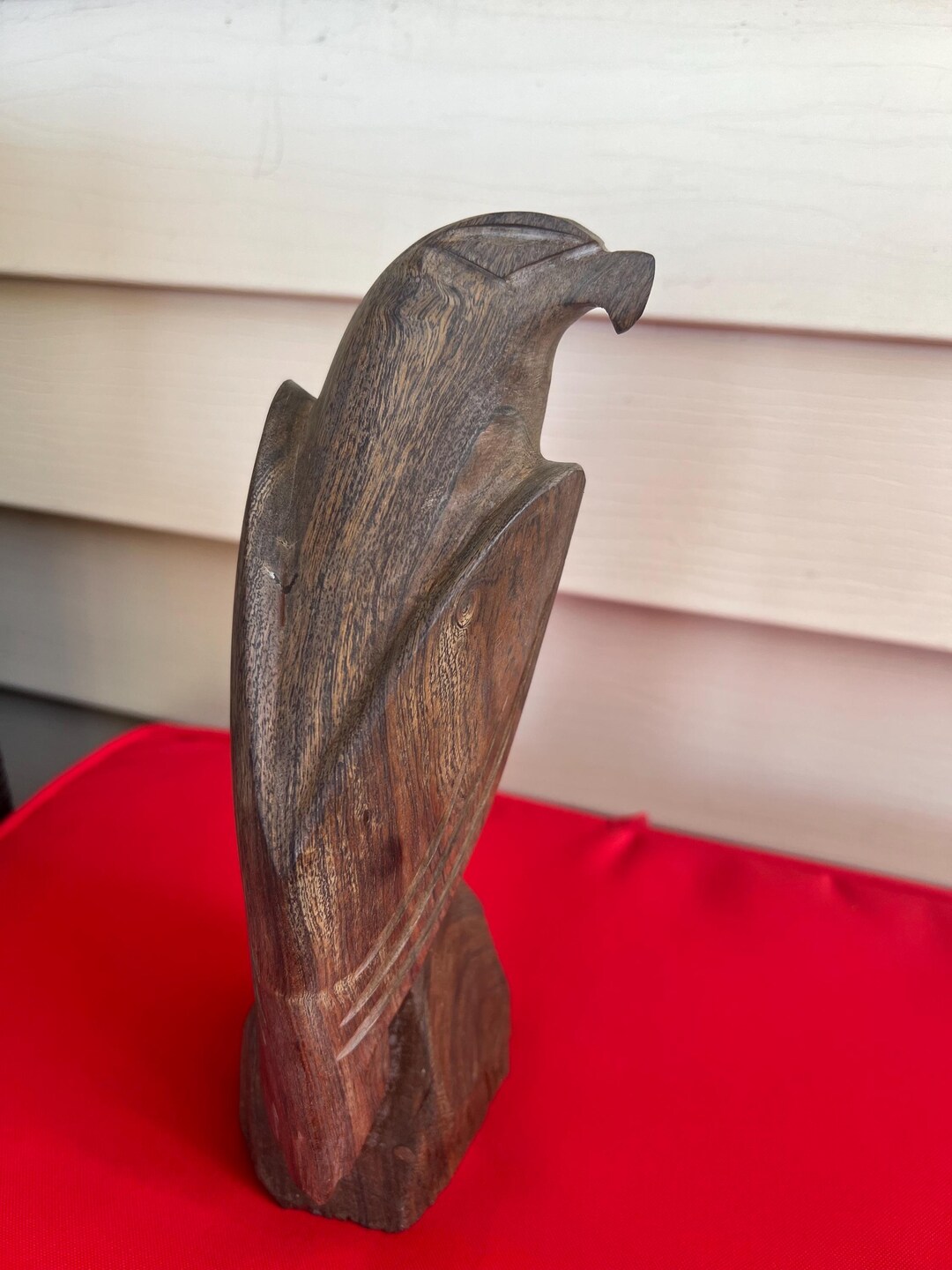 Vintage MCM Carved Wood Falcon Eagle Hawk - Etsy