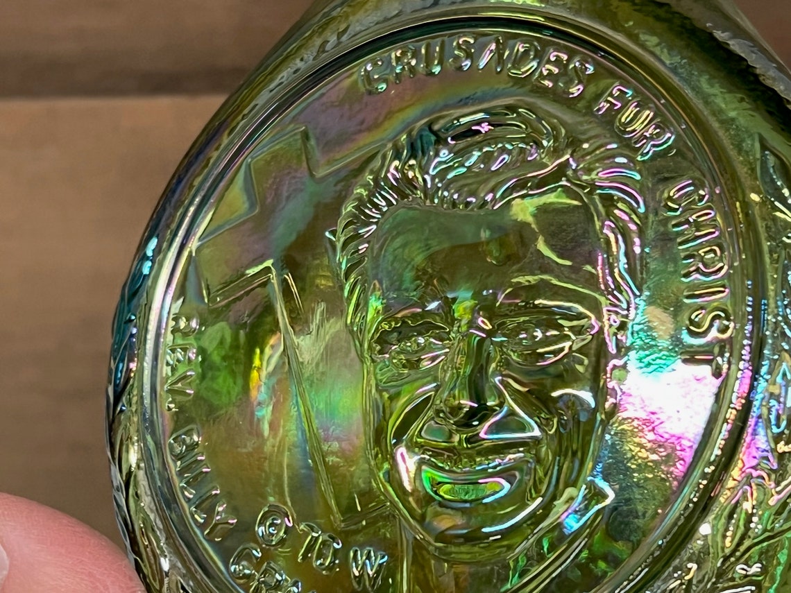 Vintage Wheaton Rev. Billy Graham Bottle - Etsy