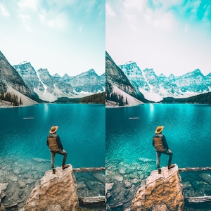 16 Moody Blue Lightroom Mobile and Desktop Presets, City Preset, Urban ...