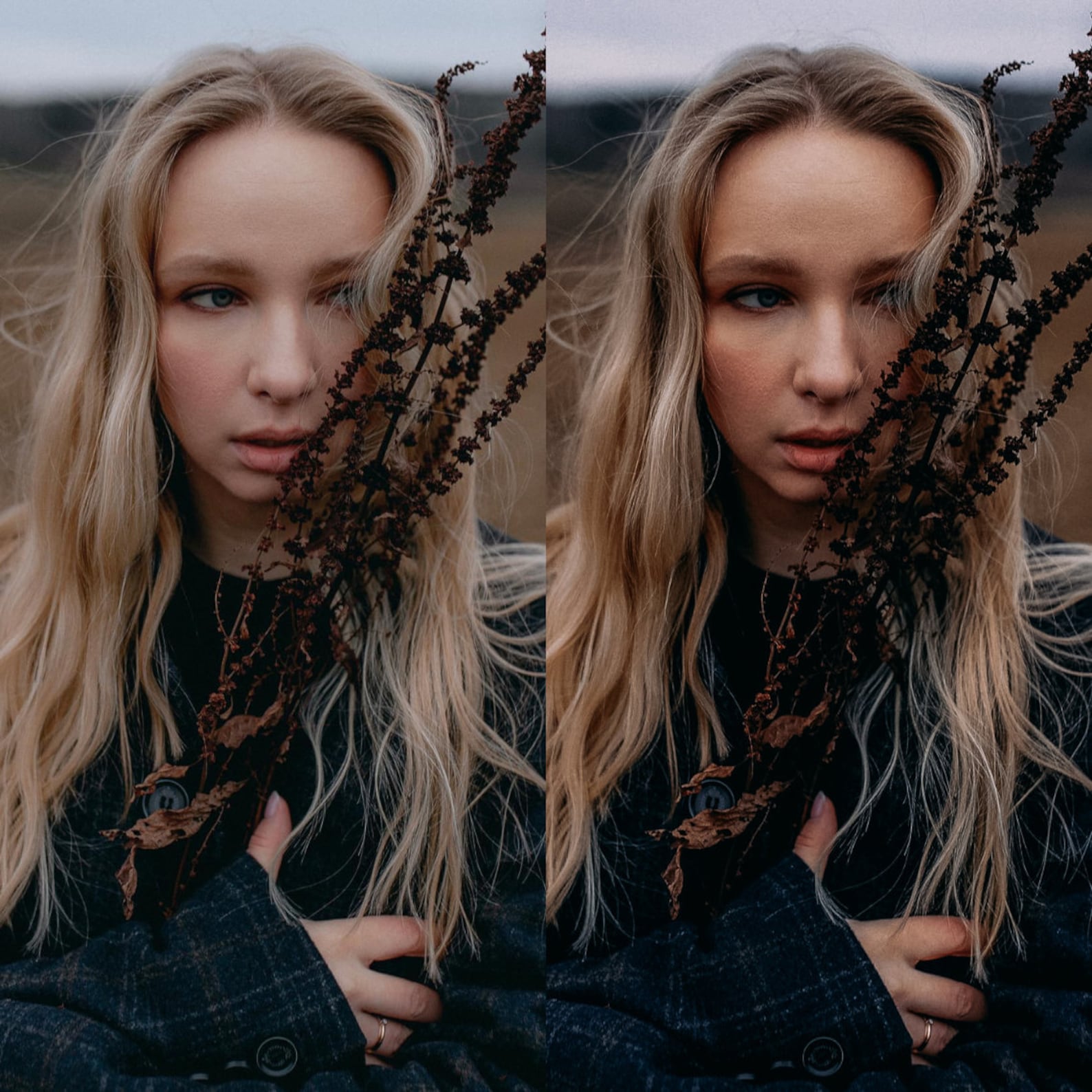 20 PORTRAIT Lightroom Mobile and Desktop Presets, Natural Tones Preset ...