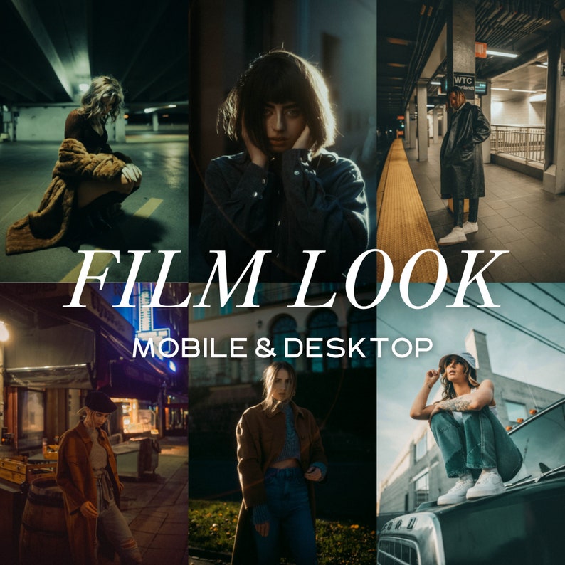 10 Film Look Lightroom Mobile & Desktop Presets, Film Look Presets ...
