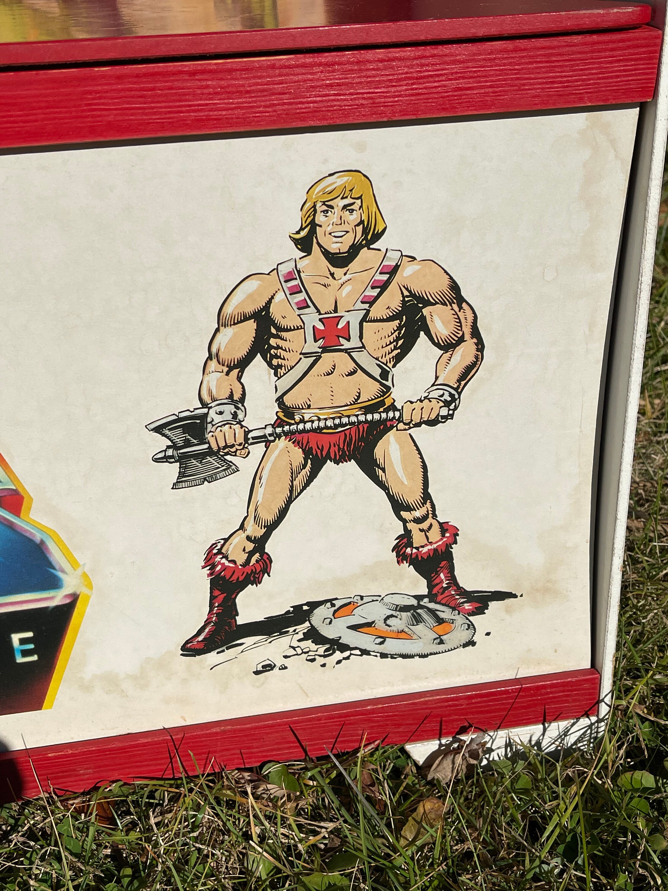 He-man MOTU Toy Box Chest Bench American Toy & Furniture Co 1984 - Etsy