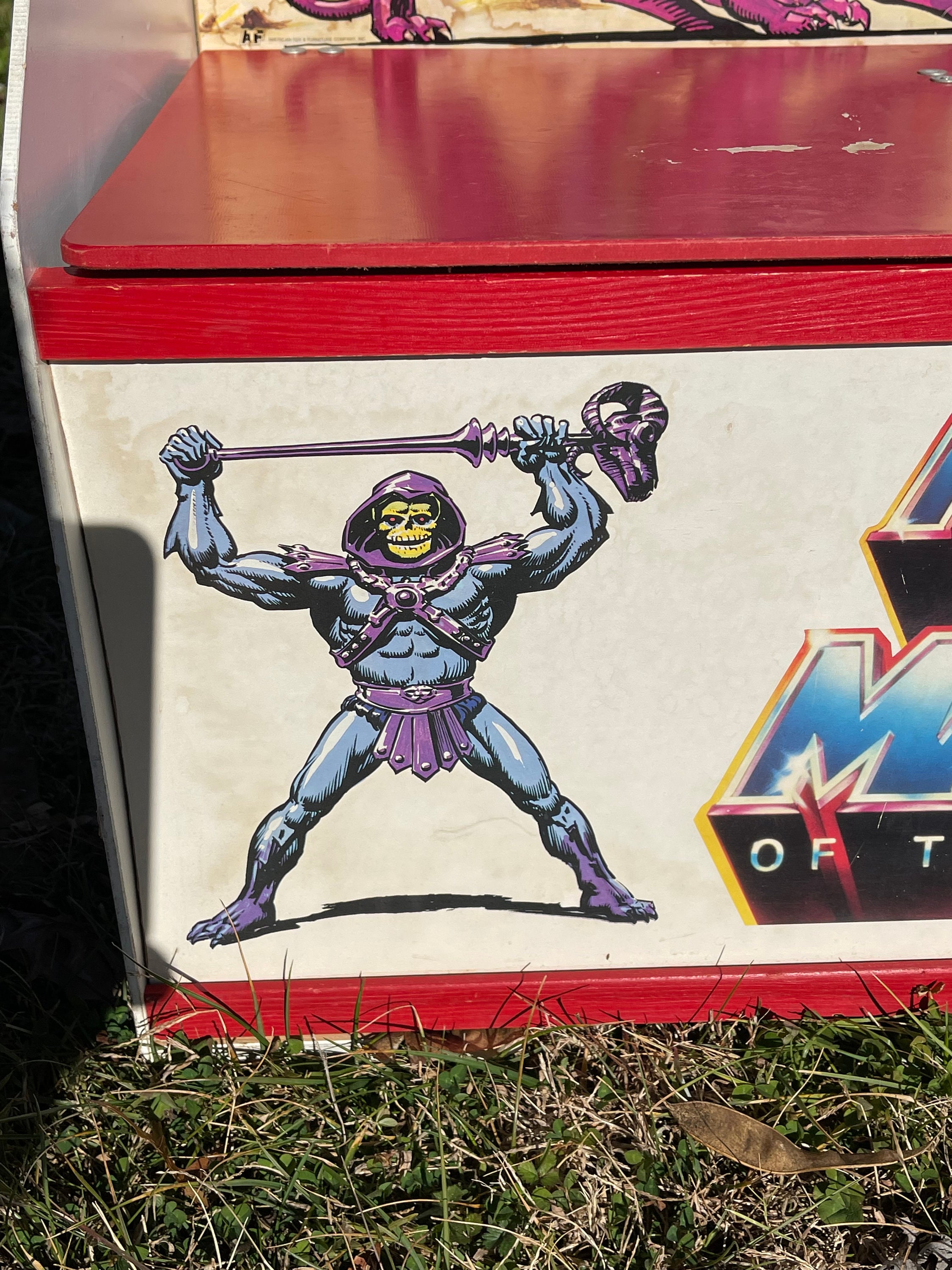 He-man MOTU Toy Box Chest Bench American Toy & Furniture Co 1984 - Etsy