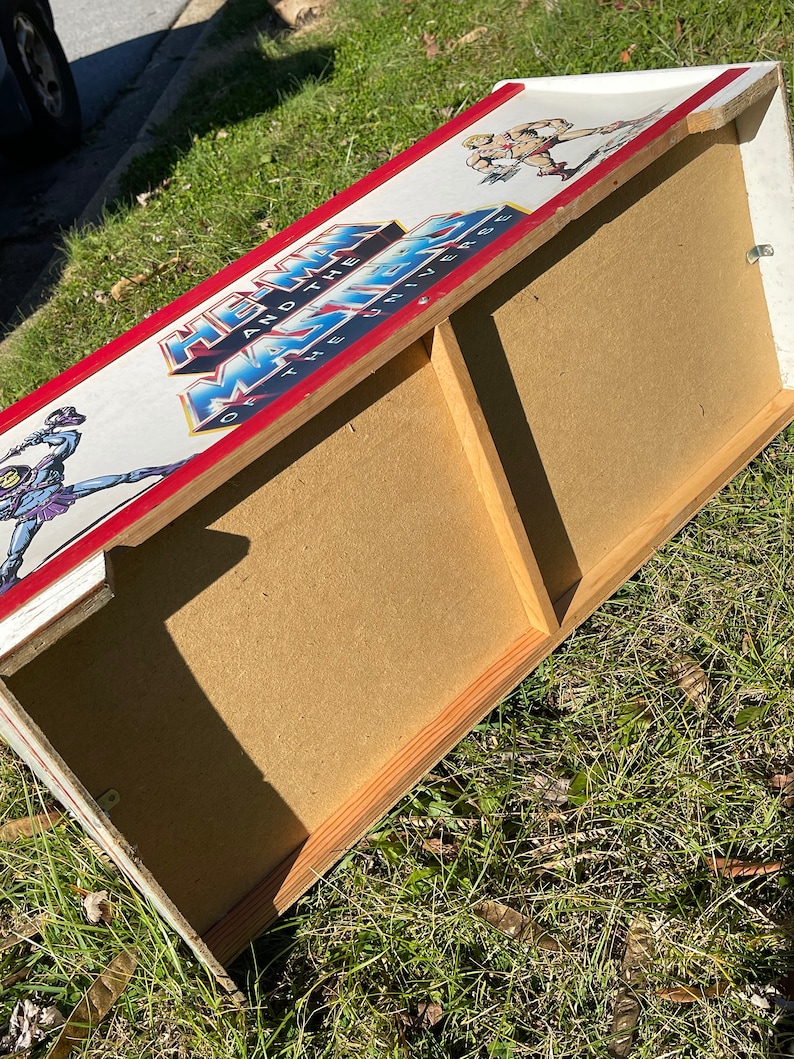 He-man MOTU Toy Box Chest Bench American Toy & Furniture Co 1984 - Etsy