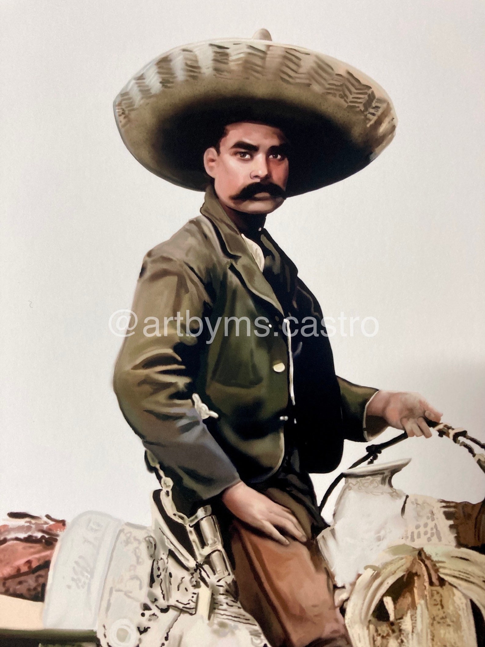 Giclée Print, Emiliano Zapata, Revolutionary, Mexico, Zapatismo ...