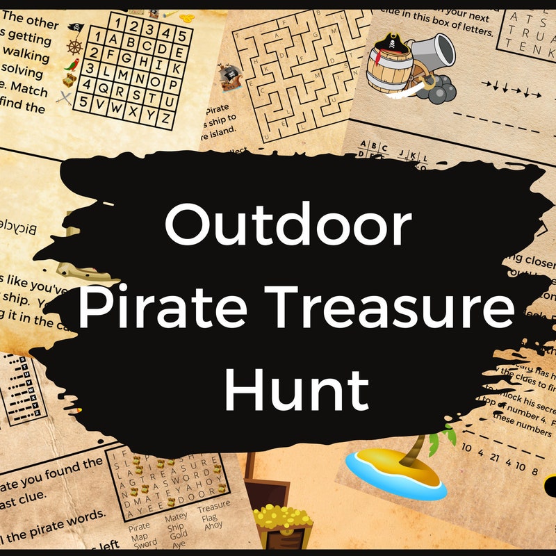Pirate Treasure Hunt - Etsy