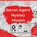Secret Agent Mystery Mission for Kids Printable Spy Escape Room Game ...