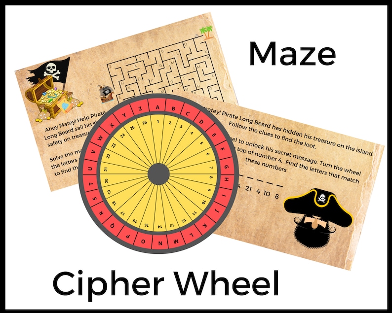 Outdoor Pirate Treasure Hunt for Kids Pirate Scavenger Hunt Clues ...