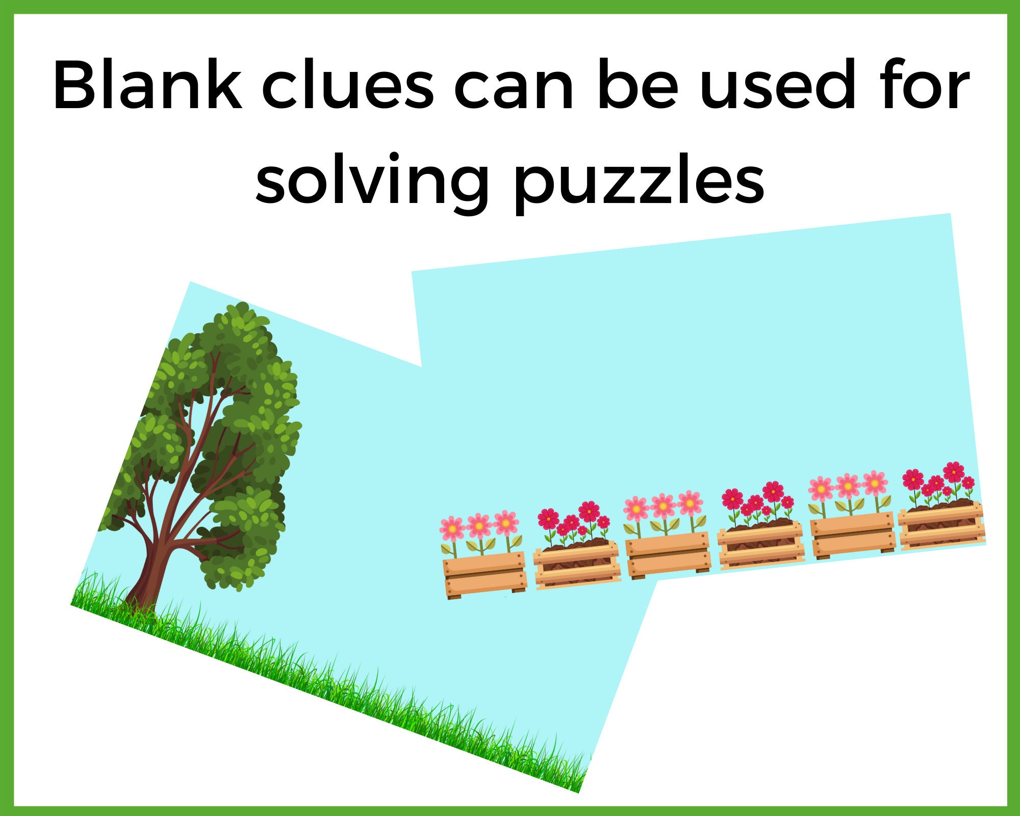 Treasure Hunt Clue for Kid Outdoor Scavenger Hunt Printable Game ...