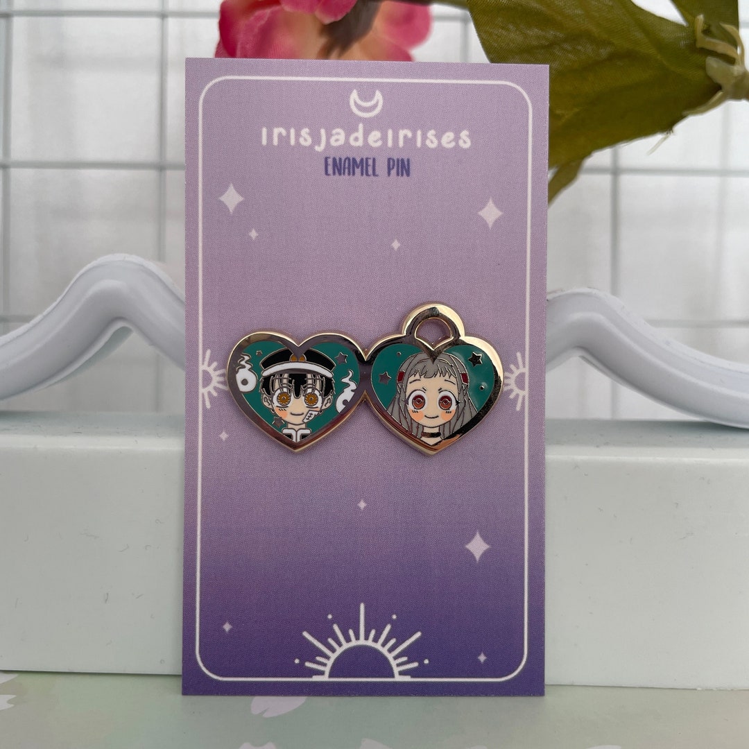 Toilet Bound Hanako Kun Sweetheart Locket Pin | Hanako-kun Enamel Pin ...