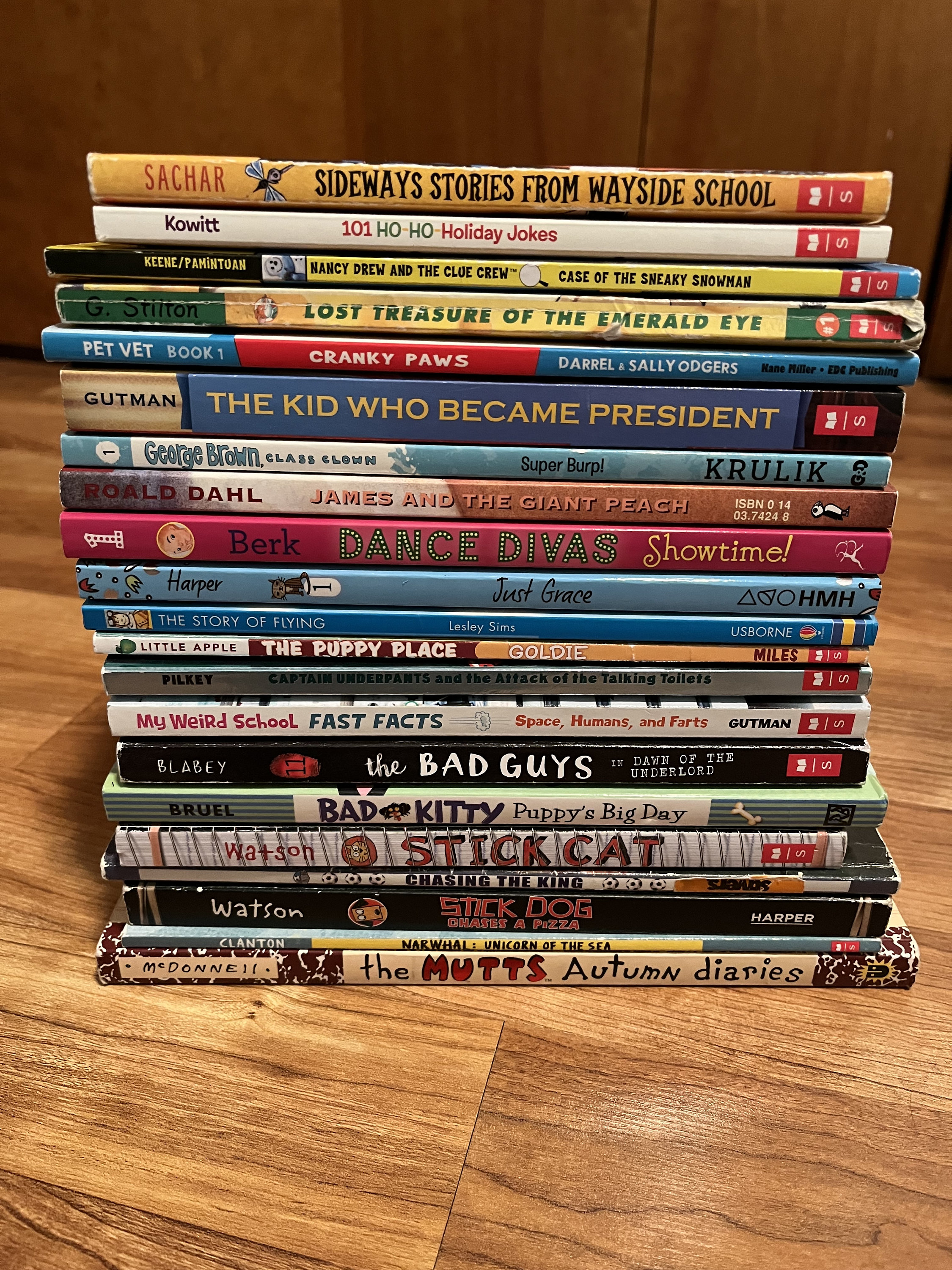 Book Set 20 Chapter Books, Dahl, Nancy Drew, Geronimo - Etsy