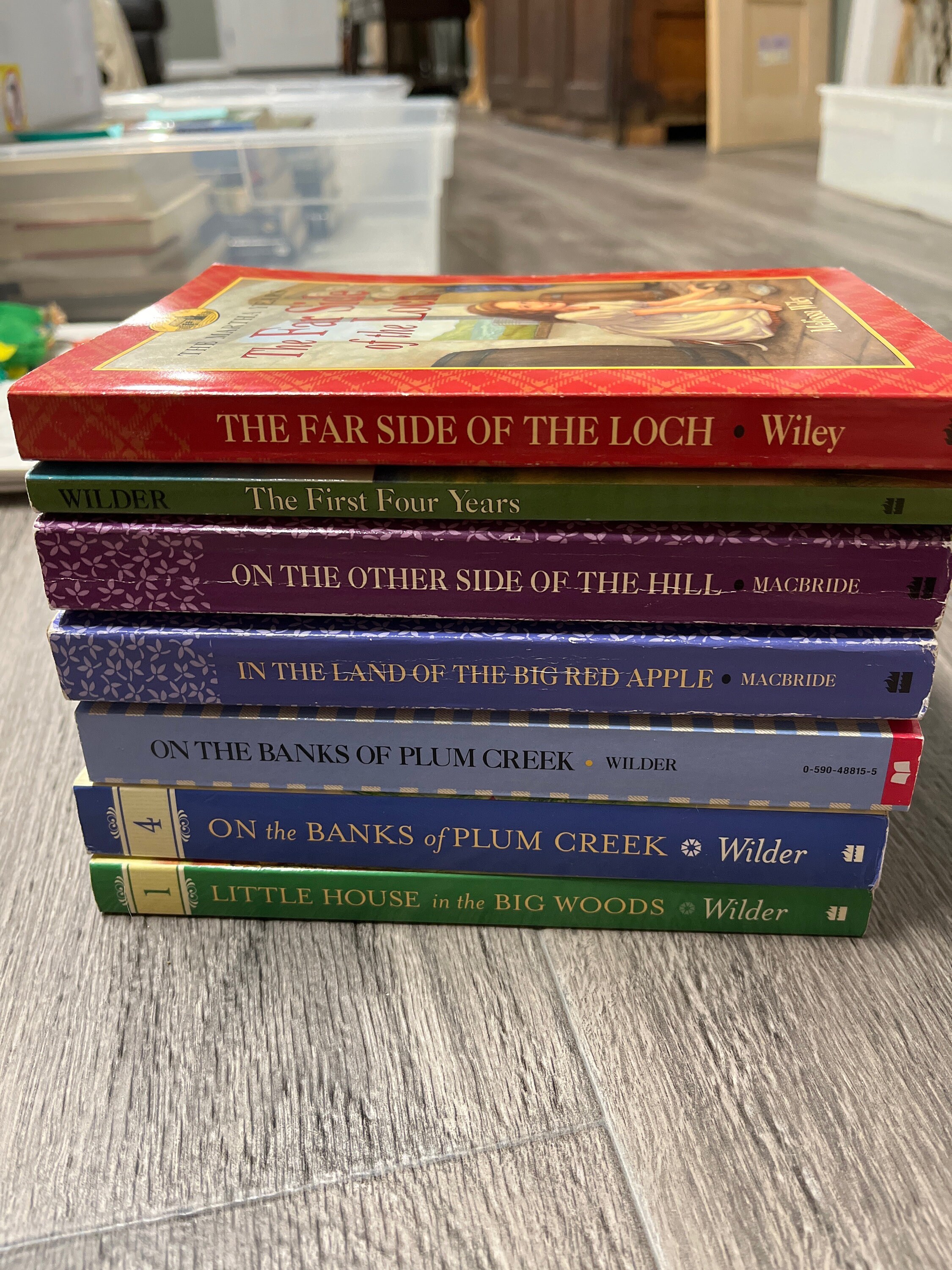 Laura Ingalls Wilder Book Set of 7 - Etsy