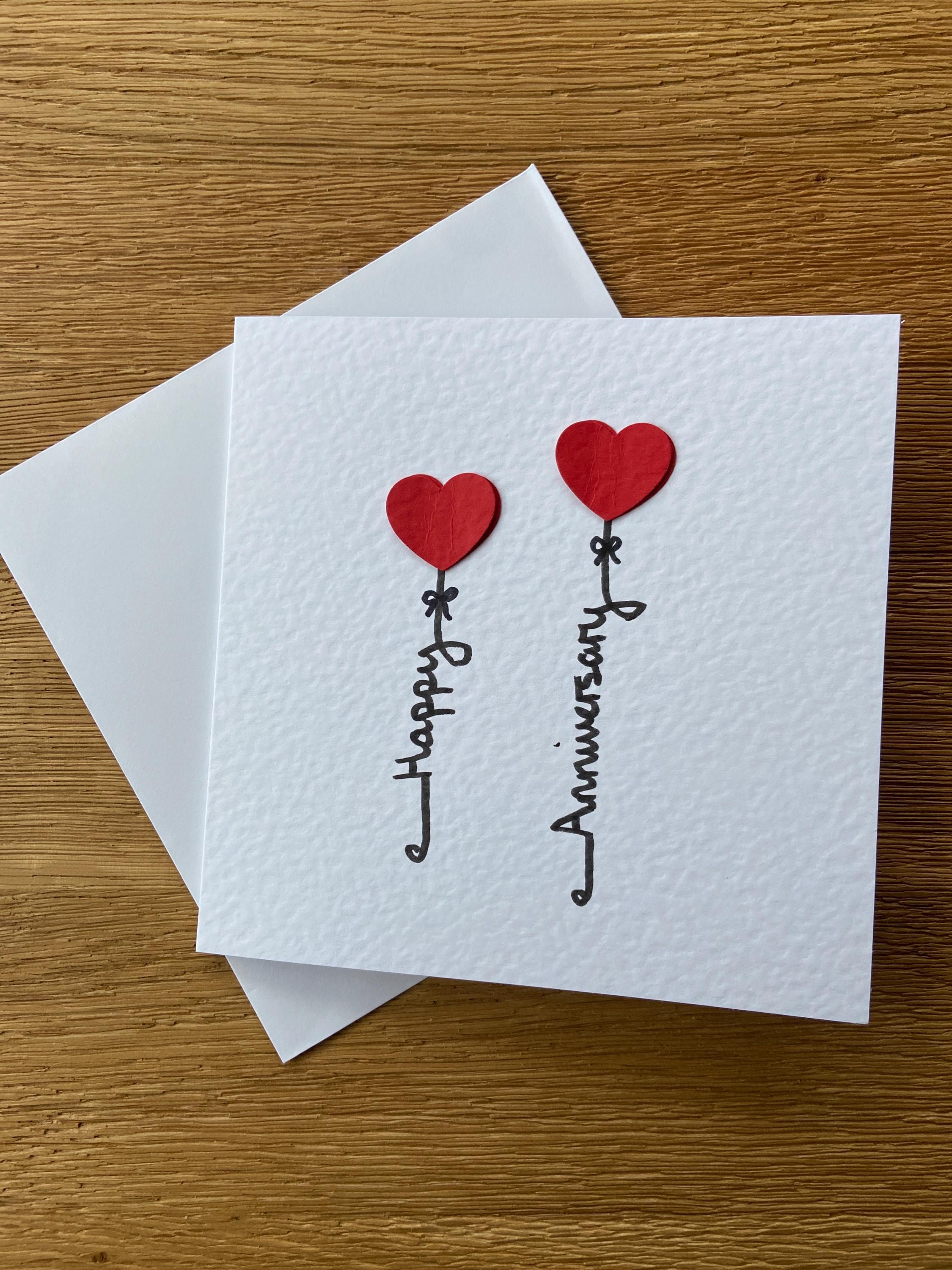 Homemade Anniversary Cards