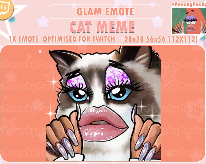 Animated Twitch Emote 1x Animated Cat Twitch Meme Emotes - Cat Dance ...