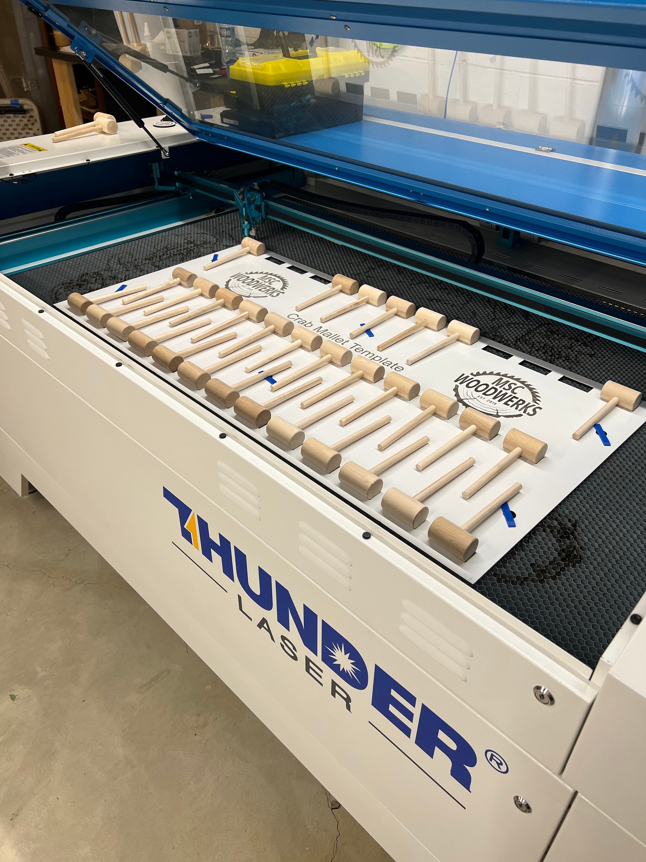 Laser Engraved Crab Mallet Set of 150, Custom Wooden Crab Mallet ...