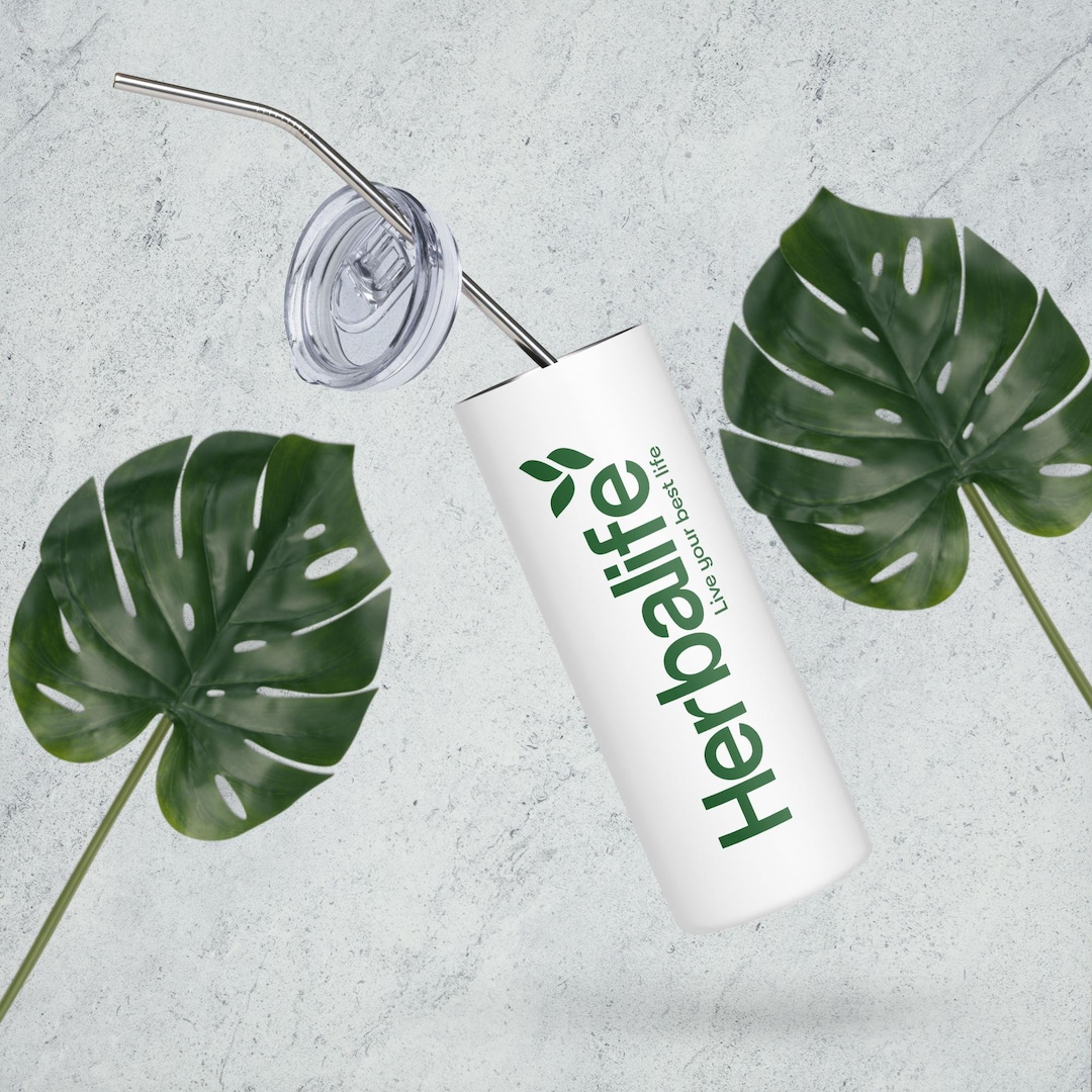 Herbalife Tumbler With Straw - Etsy