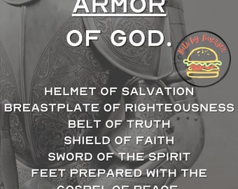 Full Armor of God Digital Printable Bible Verse Wall Art Decor Gift - Etsy