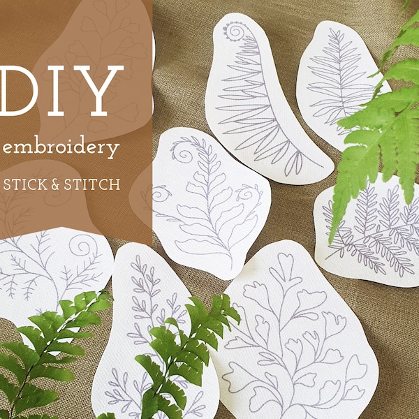 Fern Embroidery - Etsy