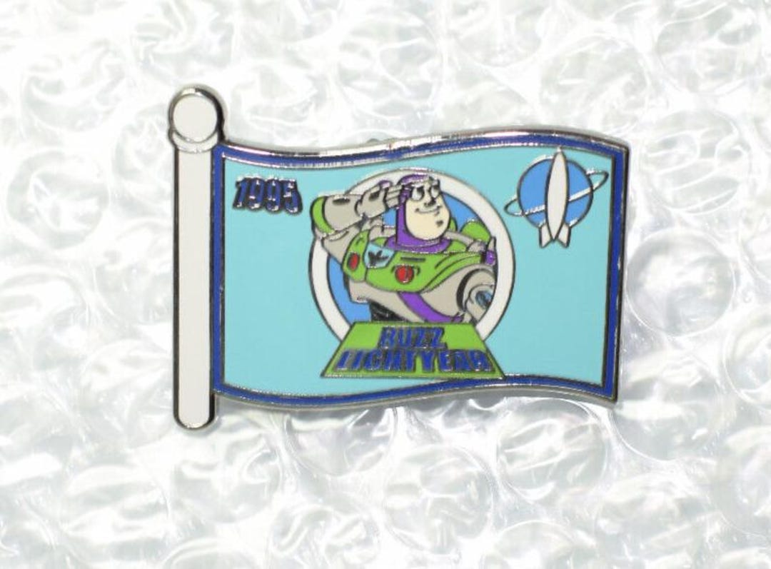 WDW Buzz Lightyear Toy Story Character Flags Mystery Disney Pin 69836 ...