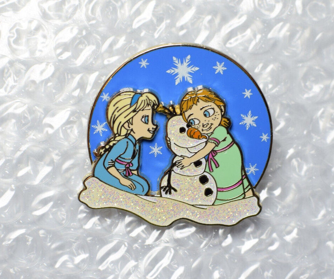 Frozen Young Elsa & Anna With Olaf Disney Pin 107140 M - Etsy