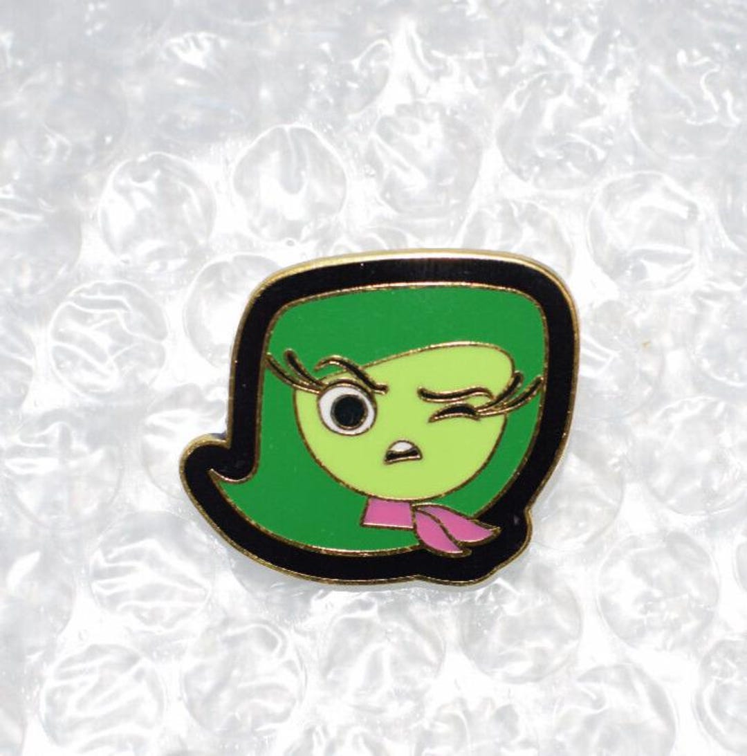 Disney Pin Booster Inside Out Disgust A - Etsy
