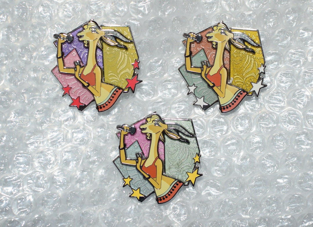 Zootopia Gazelle Disney Pin DS October 2018 Park Pack 3 Pc - Etsy