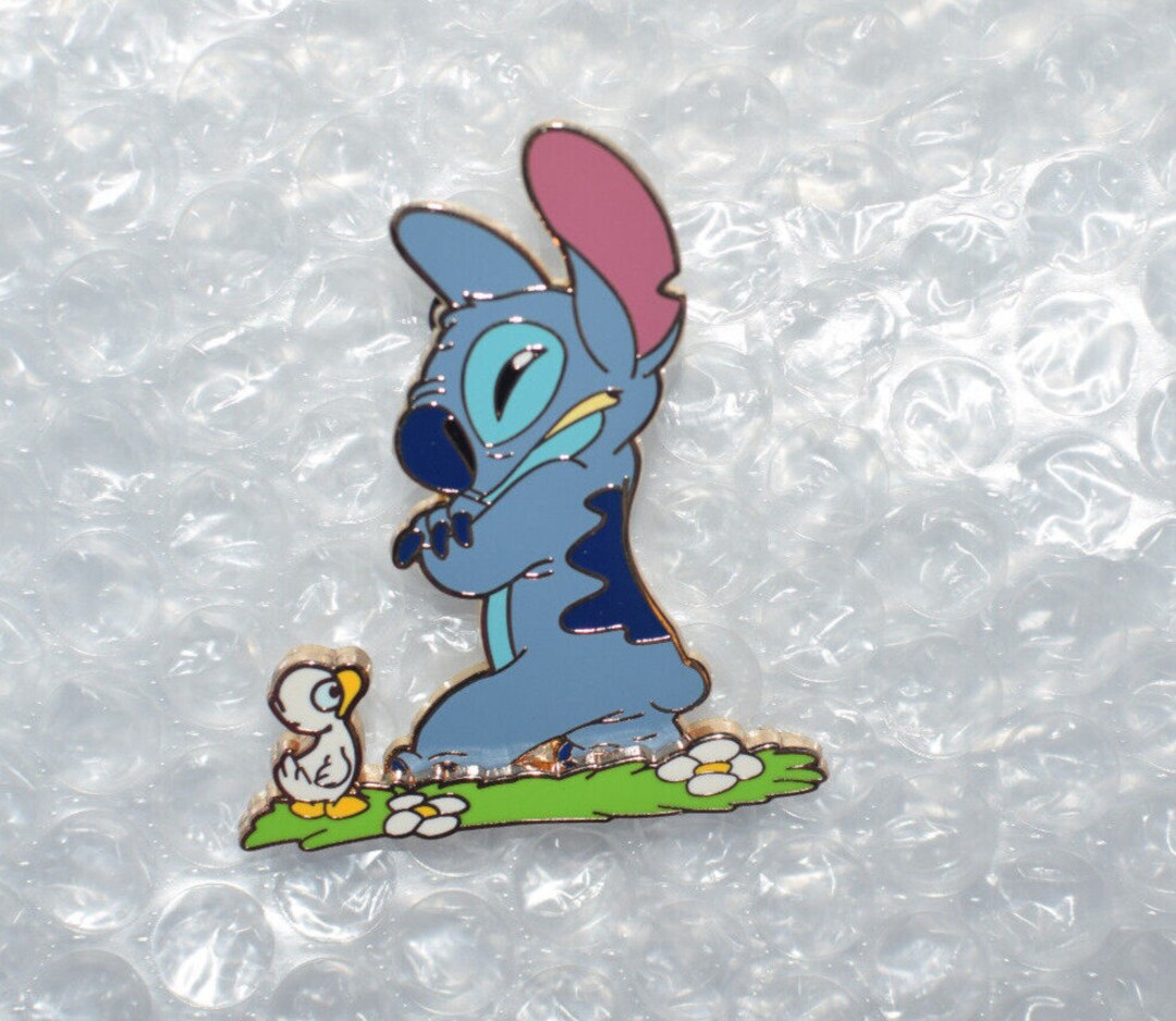 Disney Pin 134768 DLP Stitch and Duck Today I Feel Grumpy - Etsy