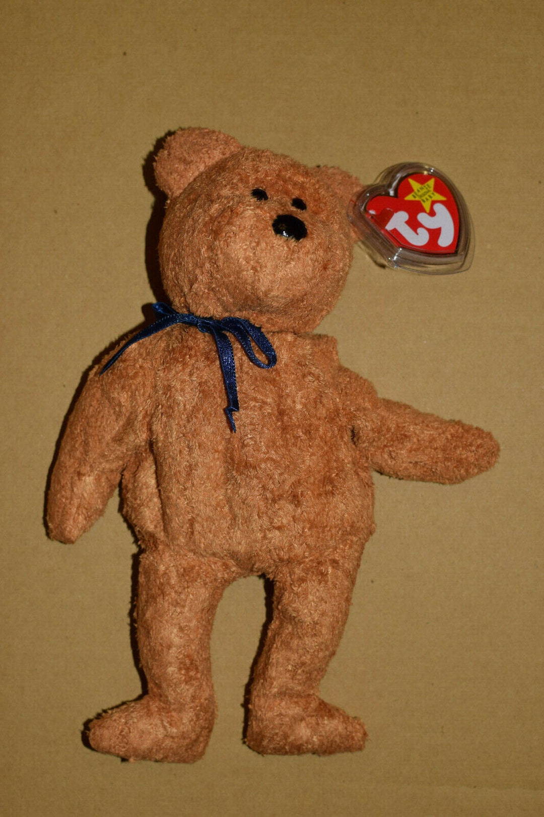 Retired Ty Beanie Baby Fuzz Bear Errors With Tag Protector Rare - Etsy