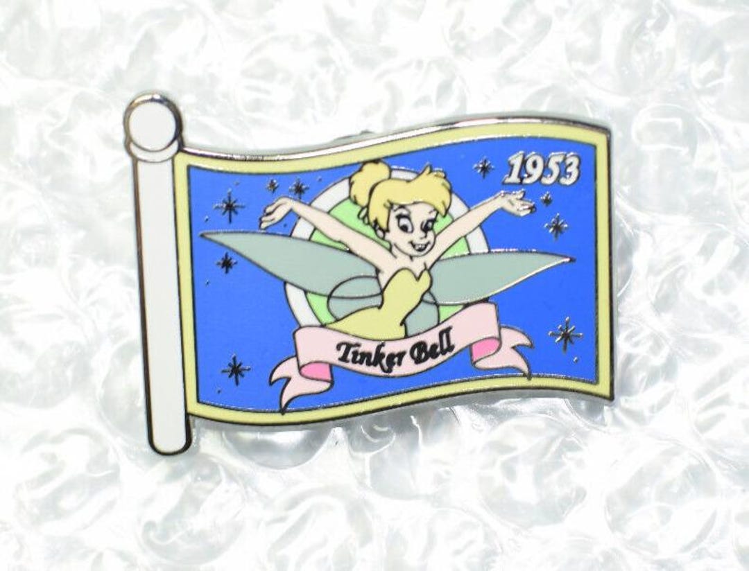 WDW Tinker Bell Peter Pan Character Flags Mystery Disney Pin 69839 M - Etsy