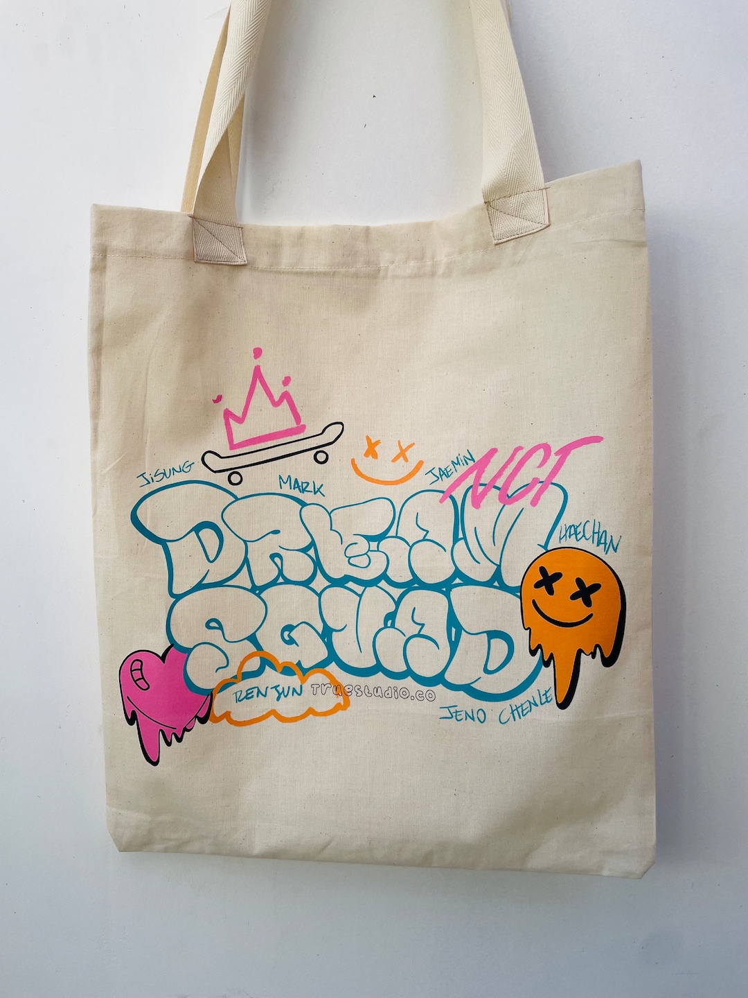 NCT DREAM Tote Bag Design - KPOP Merch Cotton Canvas Shoulder Bag - Etsy