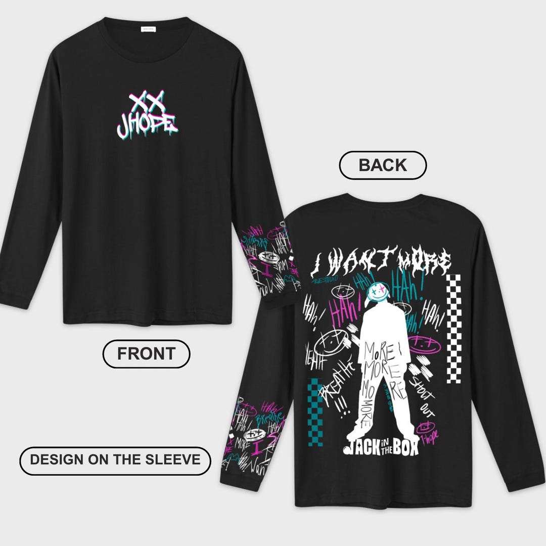 More - Jhope Jung Hoseok Inspired Long Sleeve for Concert Merch - Etsy