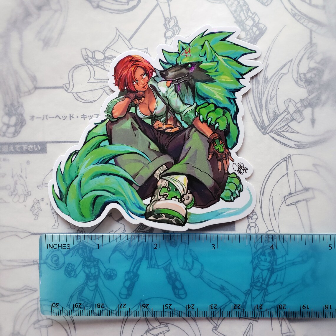 Giovanna & Rei Strive Sticker - Etsy