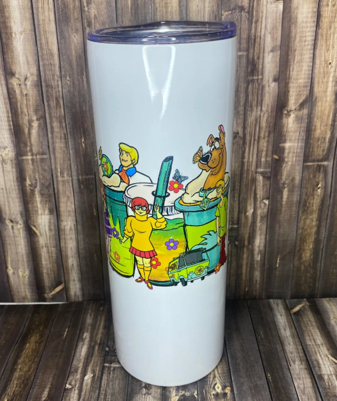 Scooby Doo Cup Scooby Doo Tumbler Tumbler UV DTF - Etsy