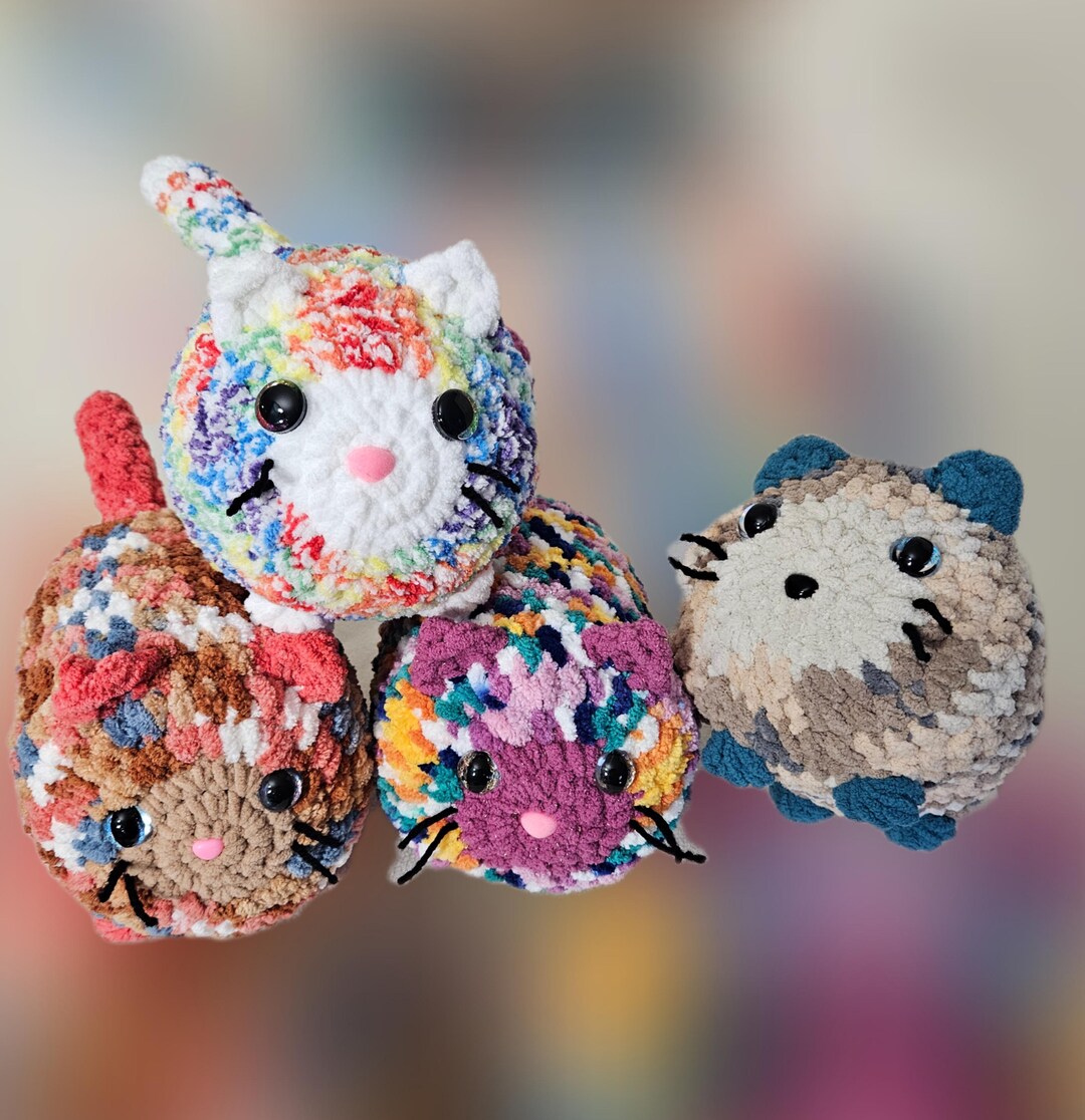 Super Cute Crochet Chunky Loaf Cats - Etsy